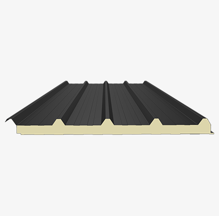 5 Ribs PUR - PIR Roof Panel | POLMEK Group